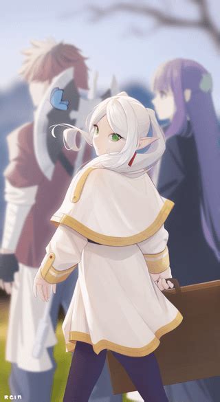 Main Anime Character Visuals For Frieren R Frieren