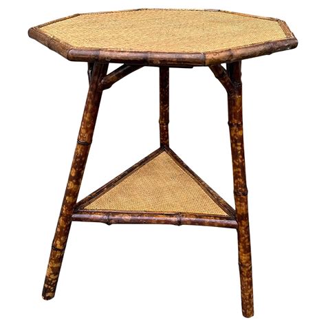 19th Century English Bamboo Side Table B18 For Sale At 1stdibs