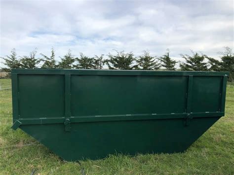 6 Cubic Meters Garbage Skip Dumpster Outdoor Stackable Scrap Metal Skip