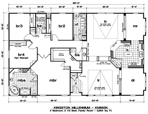 5 Bedroom Modular Homes Floor Plans