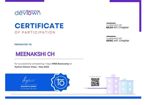 meenakshi chakka on linkedin pythonmasterclass htmlcss webdevelopment devtown learningjourney…