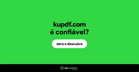 Kupdf com é confiável Kupdf é segura Site Confiável