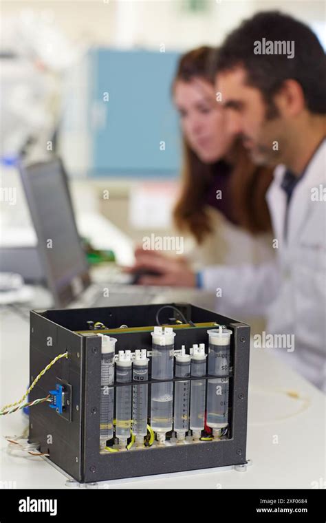 Researcher Testing Immune Sensor Based On Fluorescence Polarization