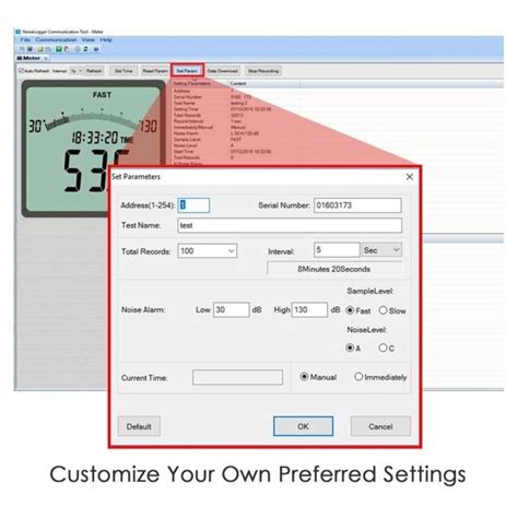 Professional Sound Level Meter W High Accuracy Backlit Display Data Logging Discount