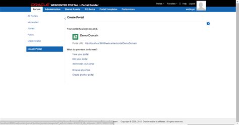 How To Create New Portal In Webcenter Portal Coding Tech Utils