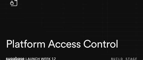 Introducing New Platform Access Control Dev Community