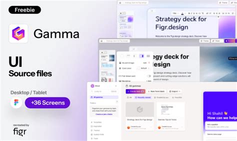 Elevate Your Design Projects With The Gamma UI Free UI Kit A