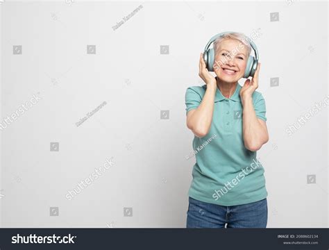 Happy Mature Short Haired Woman N Stock Photo Shutterstock
