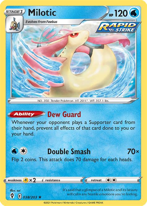 Milotic · Evolving Skies Evs 038 ‹ Pkmncards