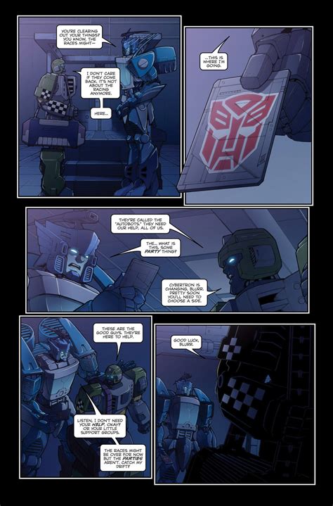 Read Online Transformers Spotlight Blurr Comic Issue Full
