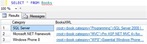 Query SQL Server Database Table XML Data Using CROSS APPLY