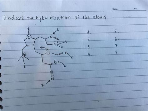 [solved] What Is The Hybridization Of The Each Atom Indicated In The Course Hero