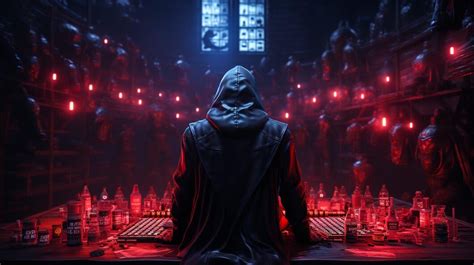 Premium Photo Hacker Programmer Using Computer With Abstract Html Code Safety And Programming