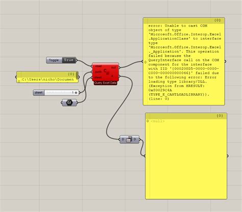 Lunchbox Excelreader Component Not Recognizing Files Grasshopper Developer Mcneel Forum