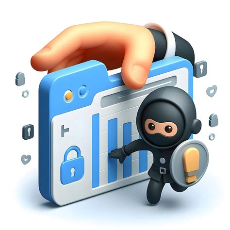 Premium Photo Cyber Espionage Concept As Stealthy Figures And Data With White Background And