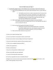 GLG 101 Chpt 2 Docx GLG 101 What To Know List Chpt 2 1 Describe The Geologic Mystery Of The