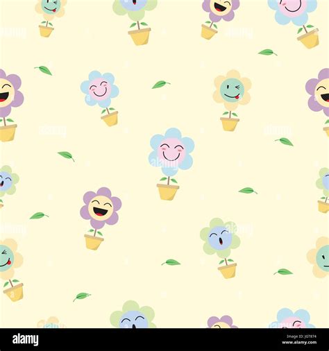 Flower Emoji Background