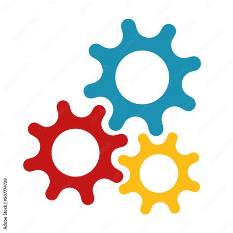 Illustration Of Gear Doodle Icon Setting Clipart Vector Stock Vector
