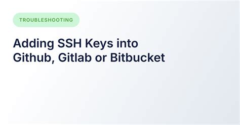 Adding Ssh Keys Into Github Gitlab Or Bitbucket — Deploybot Help Center
