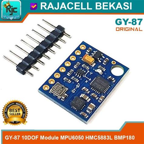 Jual Sensor GY 87 10DOF MPU6050 HMC5883L BMP180 Module GY87 For Arduino Shopee Indonesia