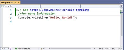 Net 6 Novo Modelo De Projeto Console
