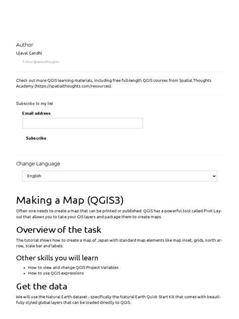 Making A Map Qgis3 — Qgis Tutorials And Tips Pdf Map Geographic Information System