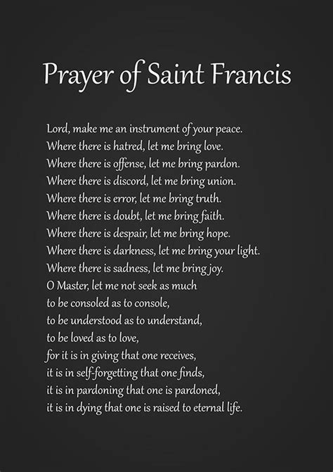St Francis Of Assisi St Francis Of Assisi Prayer St Francis Assisi