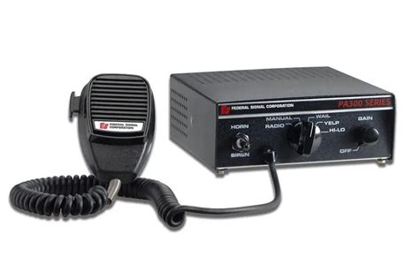 Police Sirens And Speakers Federal Signal
