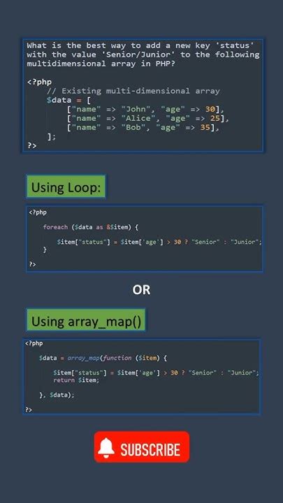 What Is The Best Way To Add A New Key Value Pair In A Multidimensional