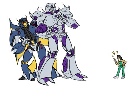 June Darby Givin Megatron And Dreadwing A Piece Of Her Mind You Know