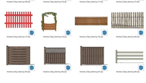 6534 Free Sketchup Handrail Models Download Sketchup Models For Free Download