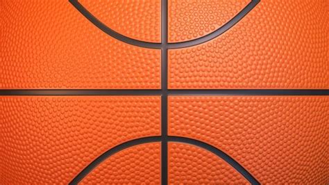 Basketball Ball With Realistic Texture