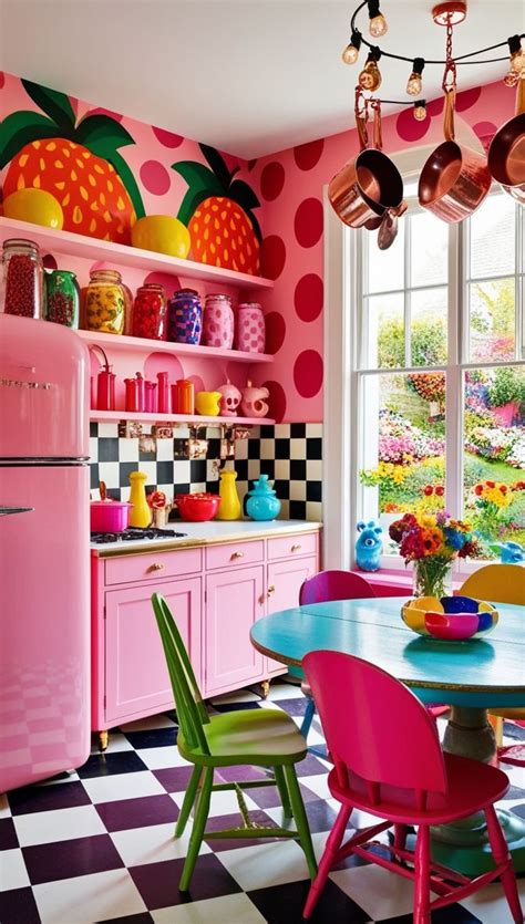 Kitschy Kitchen Inspo Kitsch Interior Design Creative Decor Ideas