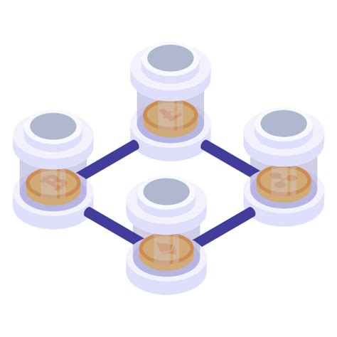 Blockchain Generic Isometric Icon