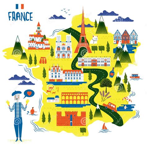 Carte De France Vacances Guide Voyage