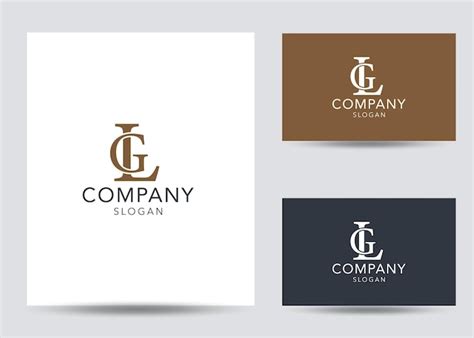 Premium Vector Modern Monogram Initial Letter Lg Logo Design Template