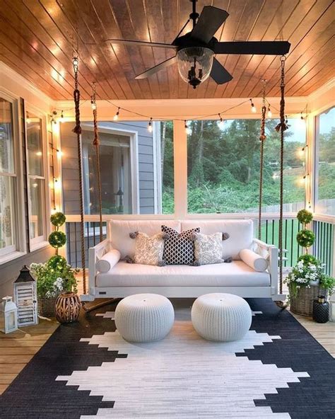 50 Amazing Front Porch Decorating Ideas To Make Pretty Entryway Foyr