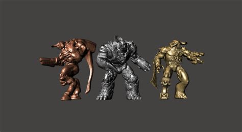 Stl File Bundle Package Cyberdemon Tyrant Doom 3 Doom 2016 Doom Eternal Ultra Detail 📦・3d