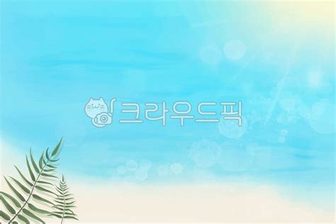 바다 여름 배경 일러스트 풍경 사진이미지일러스트캘리그라피 Juicy Life작가
