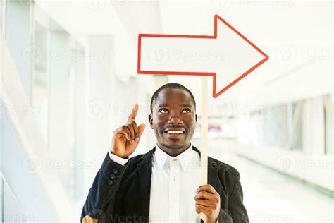 Man Holding Arrow 24753875 Stock Photo At Vecteezy