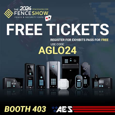 Fenceshow2024 Freeentry Securityexpo Aesproducts Aesusa Telephoneentry Intercoms