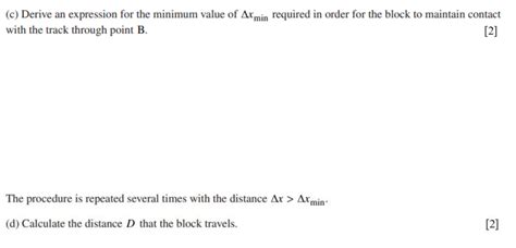 solved question 2 a block of mass m is placed on top of an