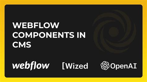 How To Use Webflow Components Inside Cms Posts Youtube