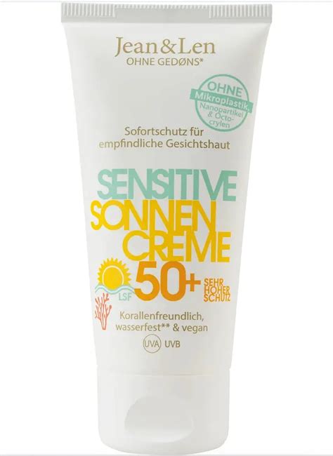 Jeanandlen Sensitive Sonnencreme Spf 50 Ingredients Explained