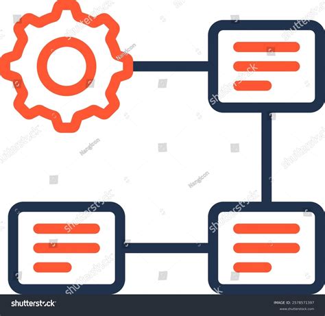 Sequence Icon Color Line Vector Illustration Stock Vector Royalty Free