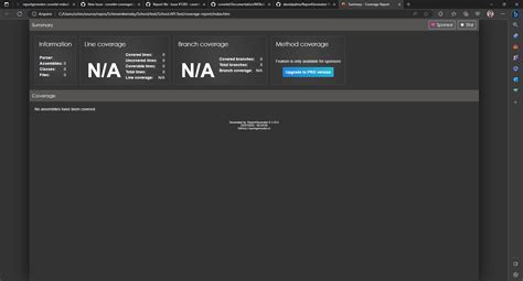 Coverlet Msbuild Reportgenerator Empty Reports · Issue 1501 · Coverlet Coveragecoverlet