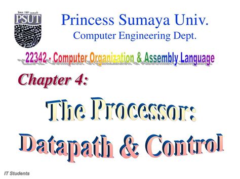 ppt the processor datapath and control powerpoint presentation id