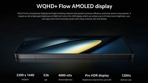 Poco F6 Pro Spesifikasi Tangguh Hadir Dengan Layar AMOLED Dan Kamera 50MP Berfitur OIS