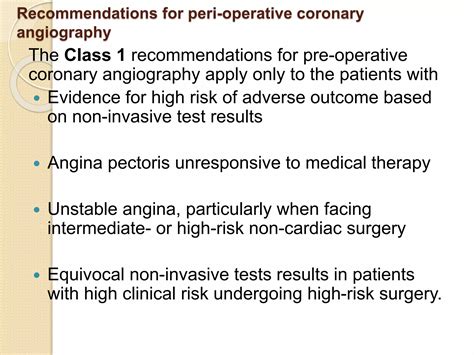 Preop Evaluation Of Cardiac Patient Postded For Non Cardiac Surgery Ppt