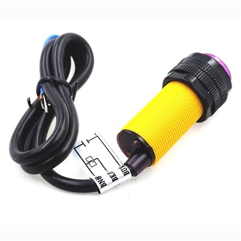 smart car robot e18 d80nk infrared obstacle avoidance photoelectric sensor proximity switch 3